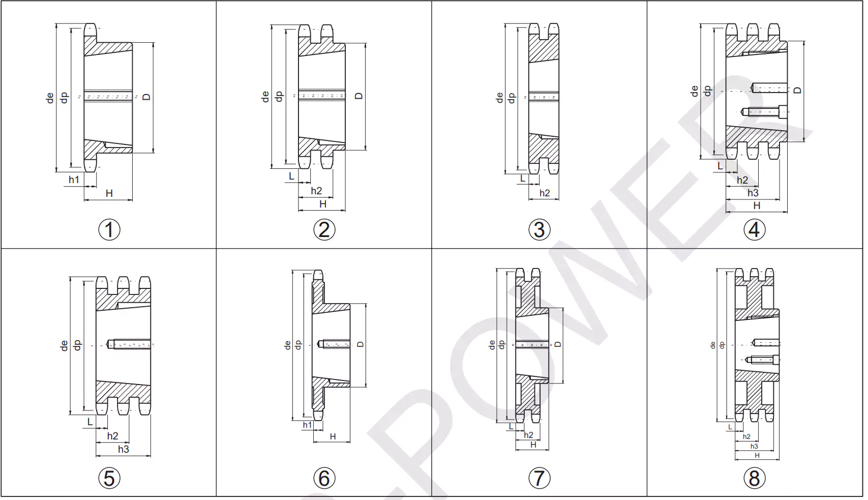 China Taper Lock Sprocket 10B-1-2-3 European Standard Supplier ...